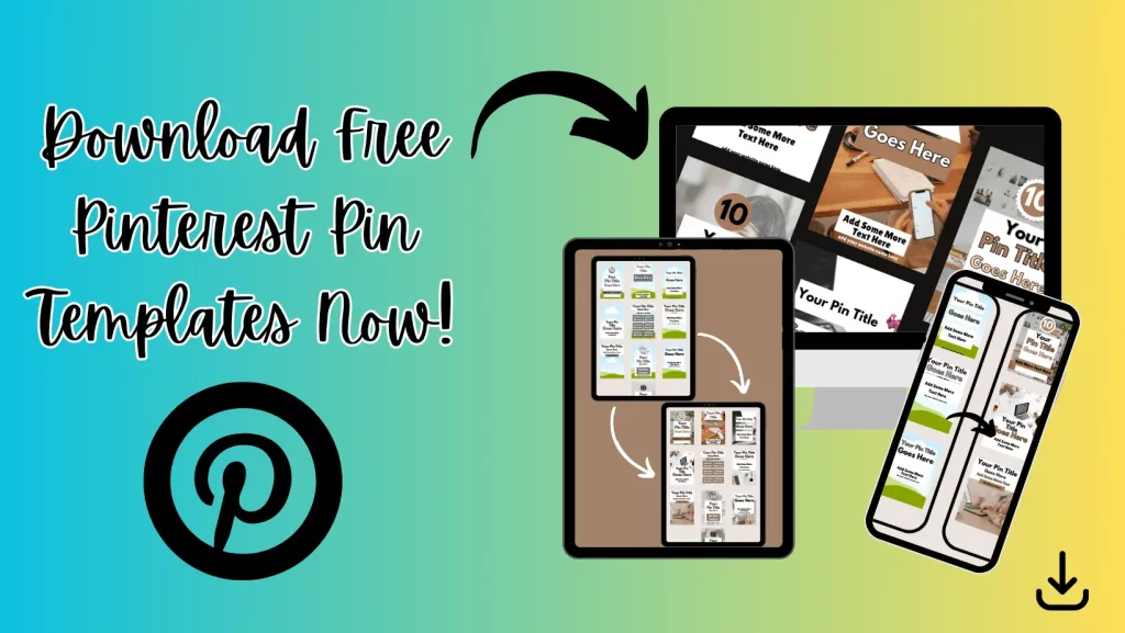 Free Pinterest Pin Templates- Download Now! » The Hustling Mum
